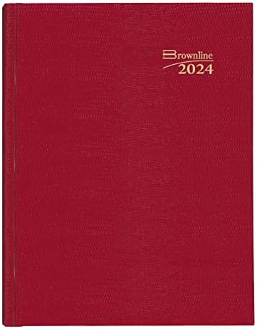 Brownline 2024 Traditional Daily Planner, Untimed Journal, 12 Months ...