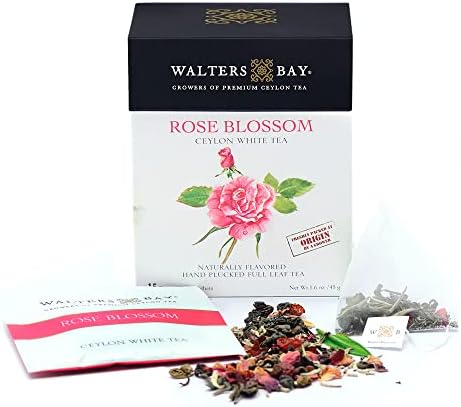 Amazon.com : Numi Organic Tea White Rose, 16 Count Box of Tea Bags ...