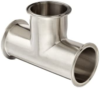 Dixon B7MP-R50 Stainless Steel 316L Sanitary Fitting, Clamp Tee, 1/2" Tube OD: Amazon.com ...