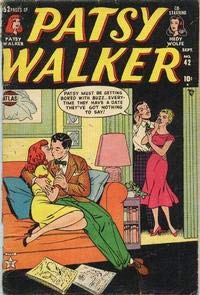 Patsy Walker (romance comic), no. 42 (September 1952), with Hedy Wolfe ...