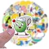Amazon.com: 50 Pieces Pickleball Stickers, Pickleball Vinyl Stickers ...