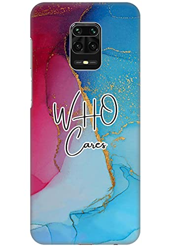 Coberta Printed Back Cover for Poco M2 Pro Back Cover Case - Who Cares ...