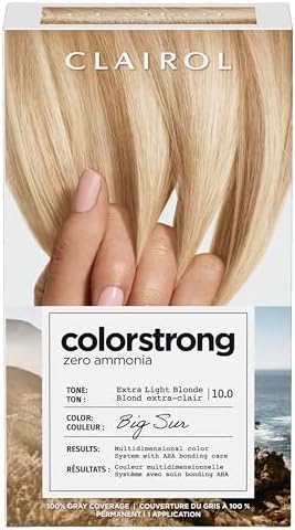 Amazon.com : Clairol ColorStrong Permanent Hair Dye, Ammonia‑Free, PPD ...