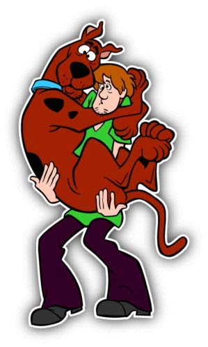 Amazon.com - Scooby Doo Shaggy Cartoon - Sticker Graphic - Auto, Wall ...