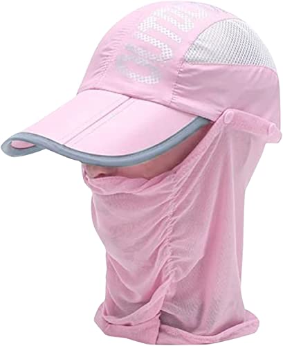 Buy Tinkpin® Summer Sun Protection Women Cap Mask for Summer Outdoor ...