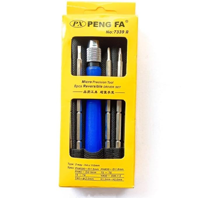 Micro Precision Tool 8 Pcs Reversible Driver Set | 7339A - 8 in 1 Micro ...