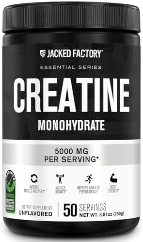 Amazon.com: Jacked Factory Creatine Monohydrate Capsules - Creatine ...