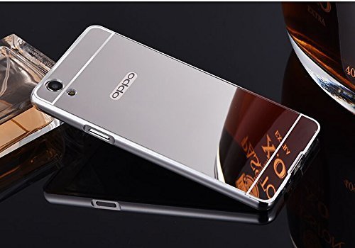 Oppo A37 CASE MVE(TM) Luxury Metal Bumper + Acrylic Mirror Back Cover ...