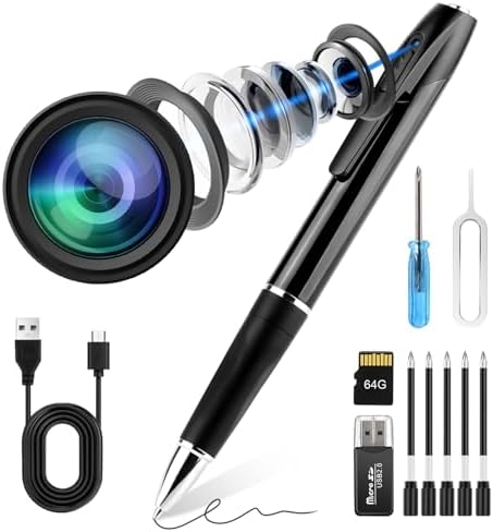 Amazon.com : KQoolShuai Mini Spy Camera Pen 1080P Full HD Video ...