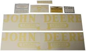 Amazon.com: Decal Set - Vinyl - Unstyled fits John Deere A : Patio ...
