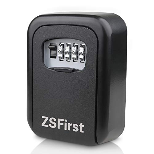 Key Lock Box,4-Digit Combination Key Storage Box,Wall Mounted - Want It All