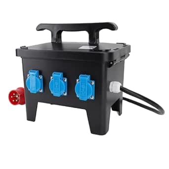 Fockety Power Distribution Box, Compact Electrical Box with Cable ...