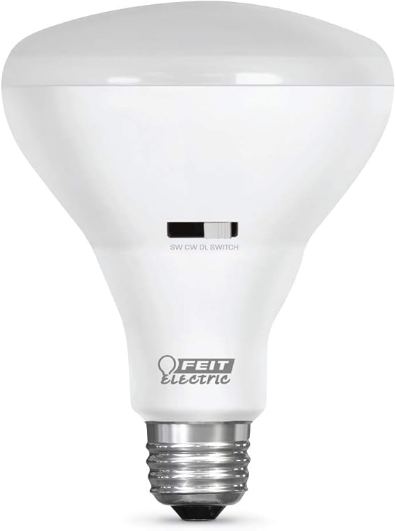 Feit Electric BR30 with E26 Medium Base LED Light Bulb Multiolor Choice ...