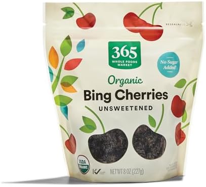 Amazon.com: 365 By Whole Foods Market, Cherries Bing Dried Unsweetened ...