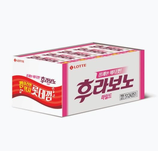 Amazon.com : Lotte Watta Chewing & Bubble Gum 23g x 16ea Renewal ...