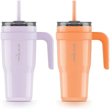 Amazon.com | REDUCE 24 oz Tumbler with Handle, 2 Pack - Vacuum ...