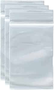 Amazon.com: MRMX 100pc Self Locking 2" x 3" Plastic Bags 2mm Thick All ...