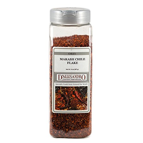 Amazon.com : D'Allesandro Marash Chile Flakes, 14 oz Jar, Authentic ...