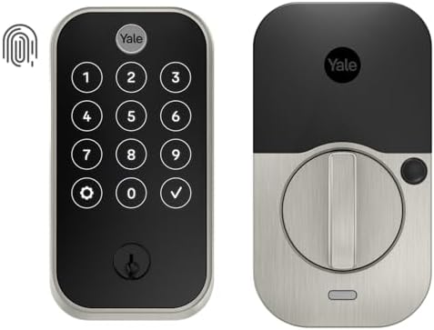 Yale Assure Lock 2 Touch Deadbolt, Satin Nickel Keyed Smart Entry Door ...
