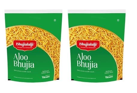Bhujialalji Aloo Bhujia (Combo pack of 2) 2kg | Rajasthani Namkeen ...