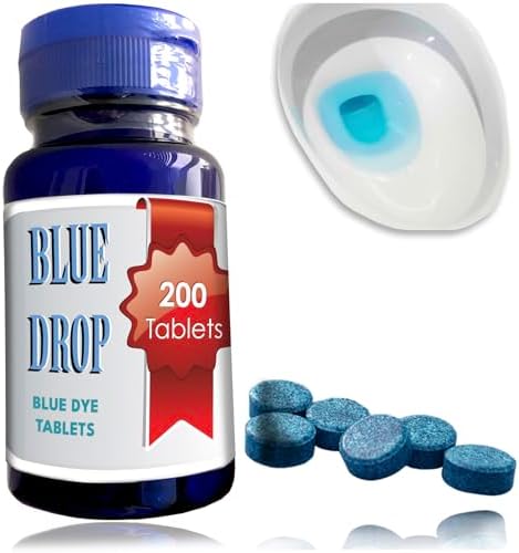 Amazon.com: New Resources Group Blue Drop Dye Tabs 200 pc Toilet ...