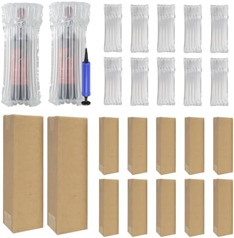 Amazon.com: 10 Sets Wine Bottle Travel Protector Bags with Inflatable ...