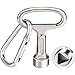 Metal Triangular Key Meter Box Key Silver Triangle Socket Spanner Key ...