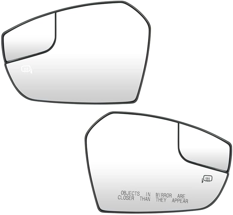 Amazon.com: Left Driver + Right Passenger Side Mirror Glass Replacement ...