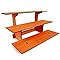 Amazon.com: 3-Tier Straight Retail Table Display Stand with Shelves for ...