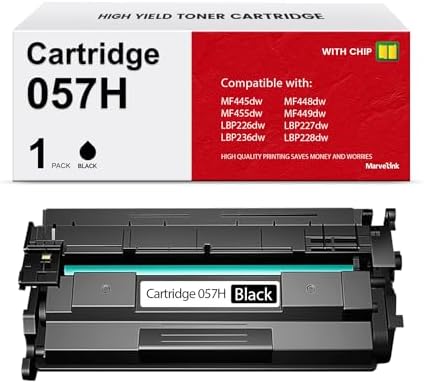 Amazon.com: Cartridge 057H Black Toner Cartridge High Capacity ...