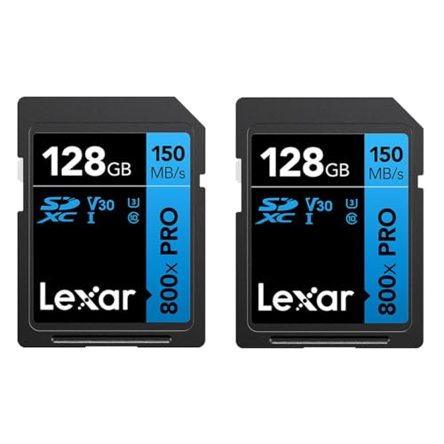Lexar Blue Series High-Performance 800x SDHC/SDXC UHS-I Cards - 128GB ...
