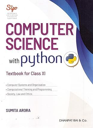 Amazon.in: Buy Computer Science With Python Class 11 By Sumita Arora ...