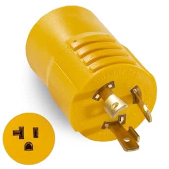 Amazon.com: 30 Amp Shore Power Adapter - NEMA L5-30P to 5-15R/5-20R ...