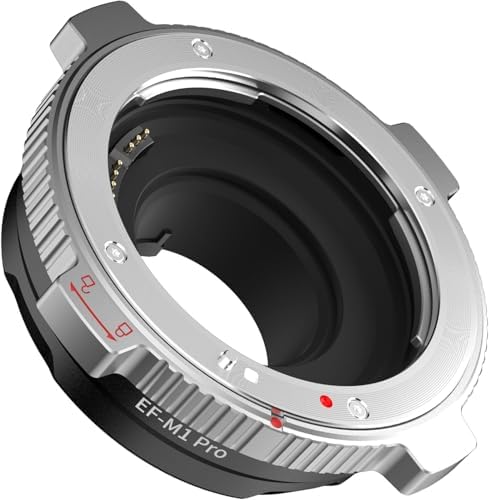 Amazon.com : MFT-Mount Adapter EF-M1 Pro AF Lens Converter Compatible ...