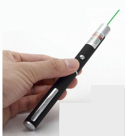 Imported & new flash light Laser Pointer Torch Laser Black color Pen ...