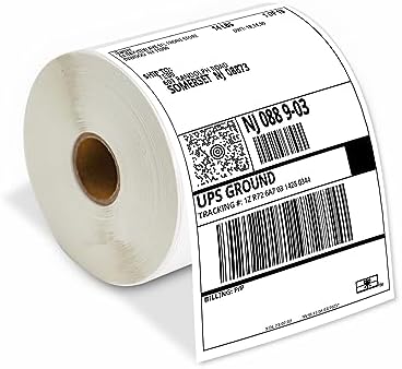 Amazon.com : UPS Direct Thermal Label Roll, 4" x 8", 250 Labels per ...
