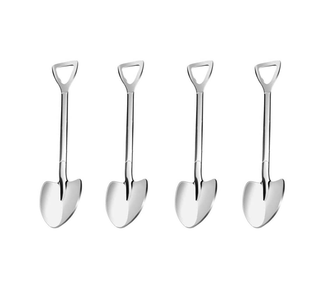 Amazon.com: 4 Pack Shovel Shape Demitasse Espresso Spoons, 4.7 Inches ...