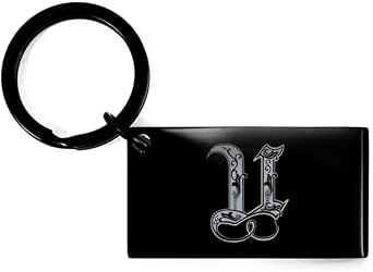 Letter U Initial Keychain for Men U Monogram Gifts for Her Personalized ...