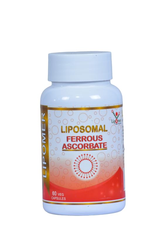 Buy LIPOMER Liposomal Ferrous Ascorbate supplements capsules, Liposomal ...