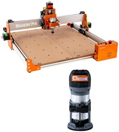 FoxAlien Masuter Pro CNC Router Machine + 1HP 710W 65mm Diameter ...