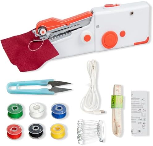 Amazon.com: Handheld Sewing Machines with Accessories Kit, Mini ...
