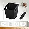 Amazon.com: IAOSEN Knock Box Square High Sidewall Design Espresso Knock ...