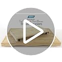 Camco Bamboo Stove Top Work Surface with Adjustable Legs & Built In ...