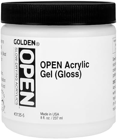 Amazon.com: OPEN Slow-Drying Acrylics by GOLDEN, Acrylic Medium (Gloss ...