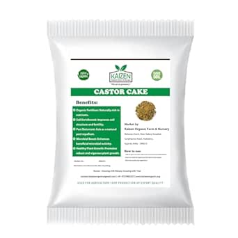 Kaizen Organic Castor Cake Powder Organic Fertilizer and Pest Repellent ...