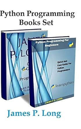 Python Programming Books Set: Python Programming For Beginners ...