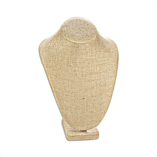 Amazon.com: Justsoso 9" Bamboo Necklace Display Stand Jewelry Bust ...