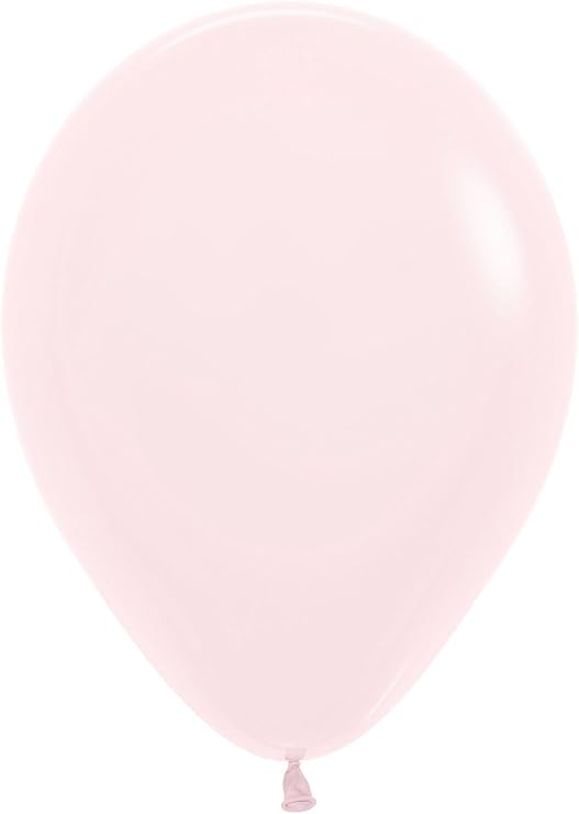 Amazon.com: SEMPERTEX 05" Pastel Matte Pink Sempertex Balloons Pastel ...