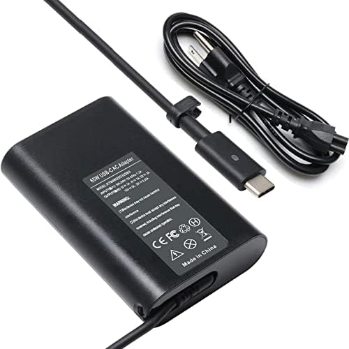 Amazon.com: 65W USB C Charger Fit for Dell Xps 12 13 7390 9315 9310 ...