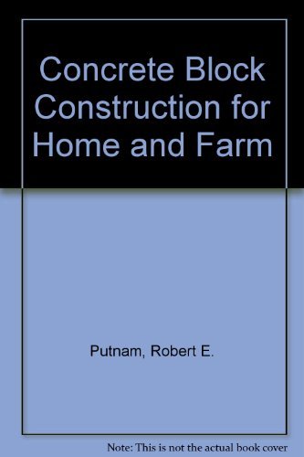 Buy Concrete block construction Book Online at Low Prices in India ...